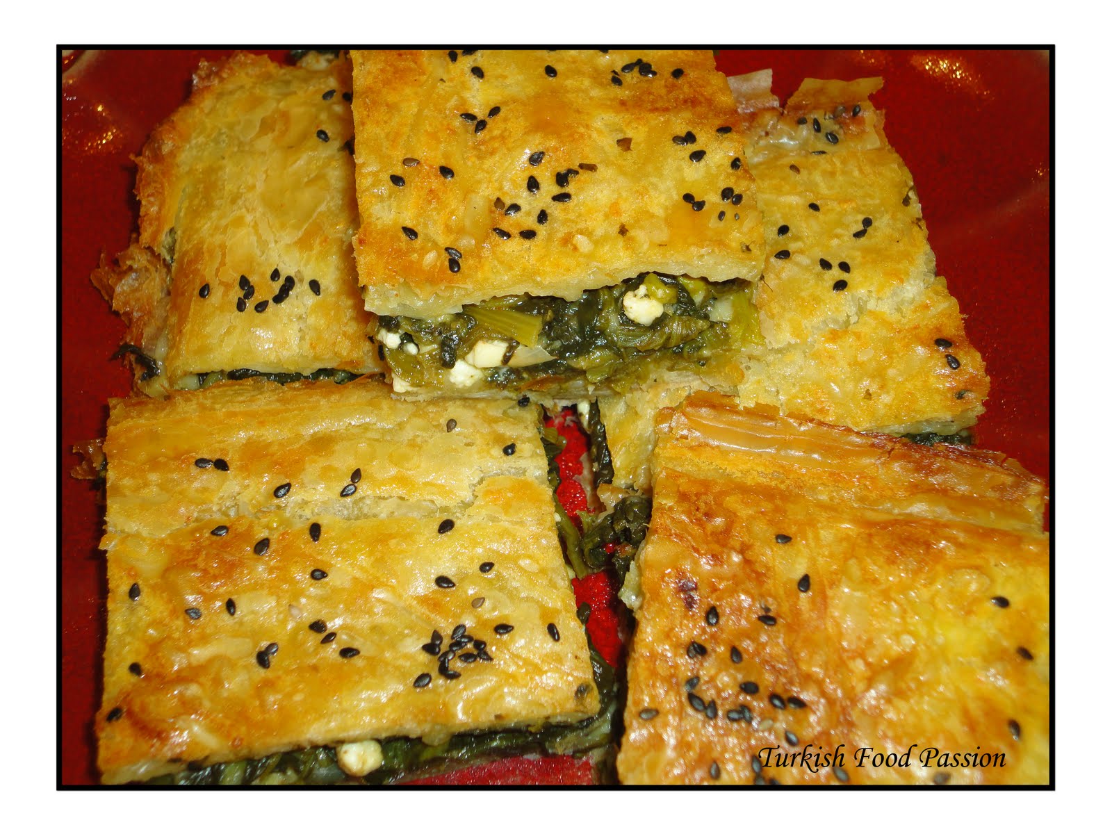 Turkish Food Passion: Spinach and Feta Borek (Ispanaklı ve Beyaz ...