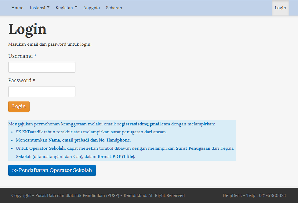 Daftar Nama Anggota Operator SDM-PDSP Satuan Pendidikan (Tk. Kecamatan ...