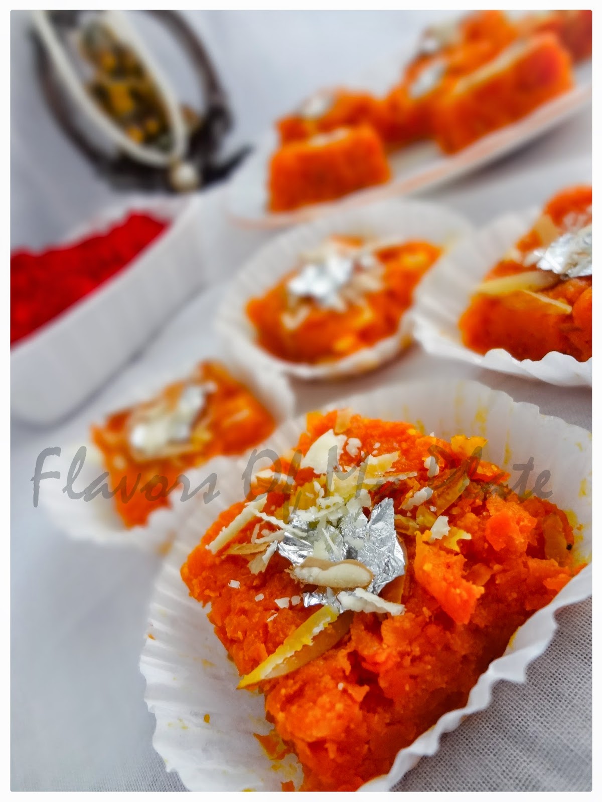 Flavors Of My Plate: Carrot Fudge/ Carrot Barfi