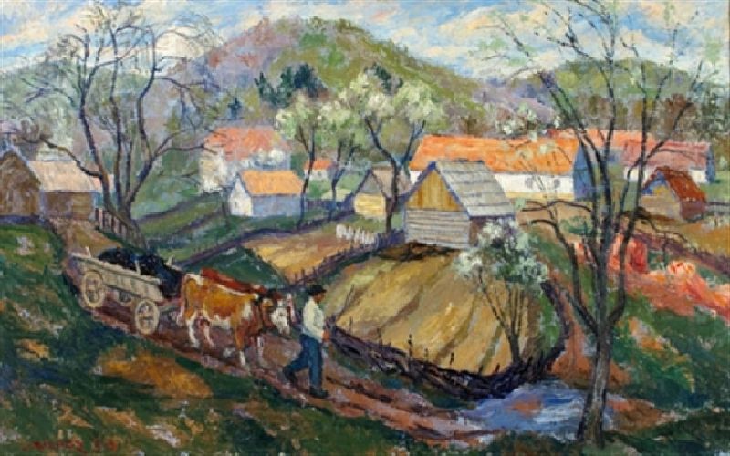 FRANJO MRAZ (1910-1981) | Croatian Naive Art info