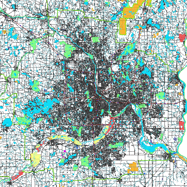 MN Hunting Maps: Deer Area 601 public land