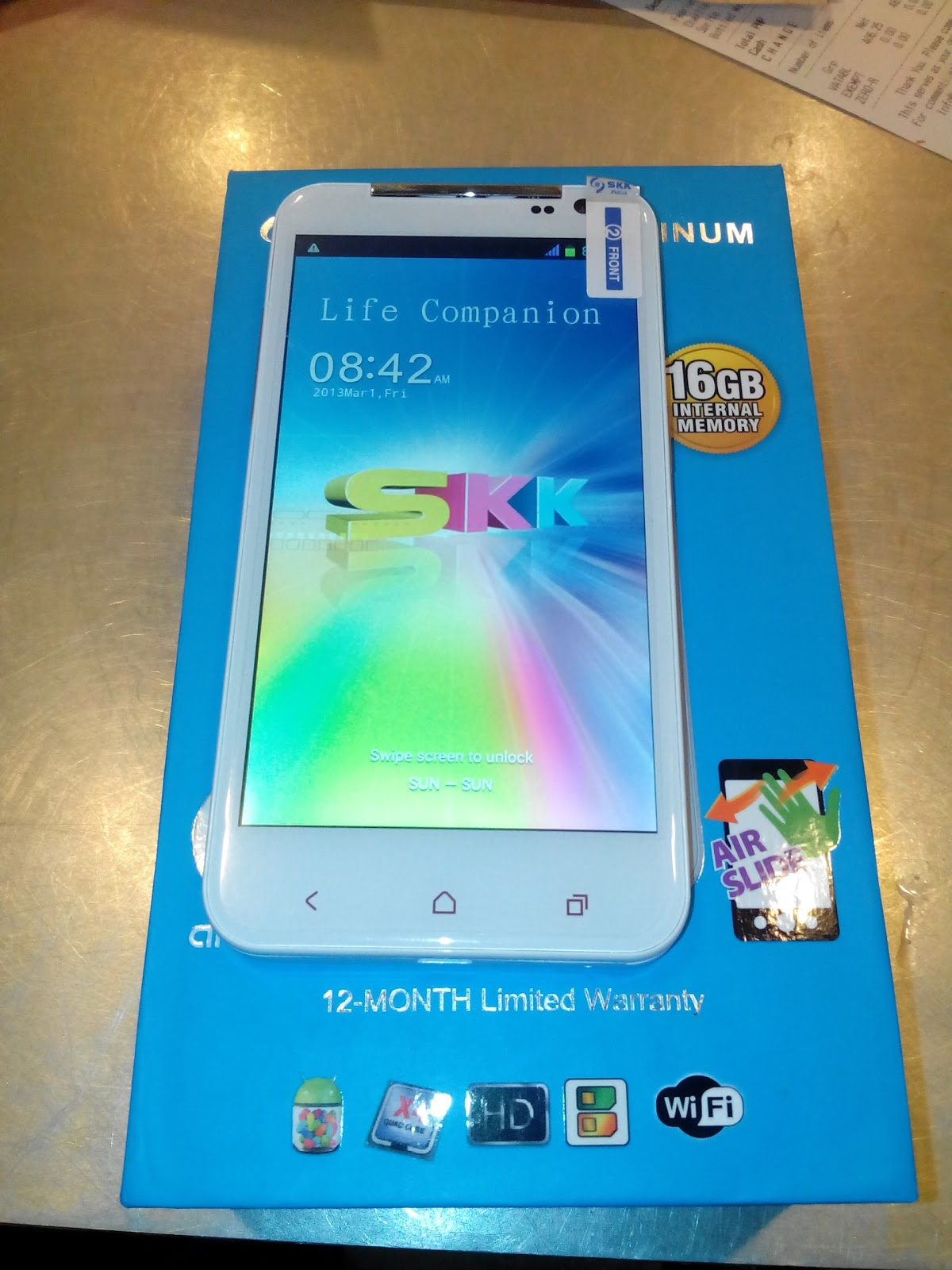 SKK Mobile Platinum Quad Core 5-Inch HD 16GB ROM Now Available ...