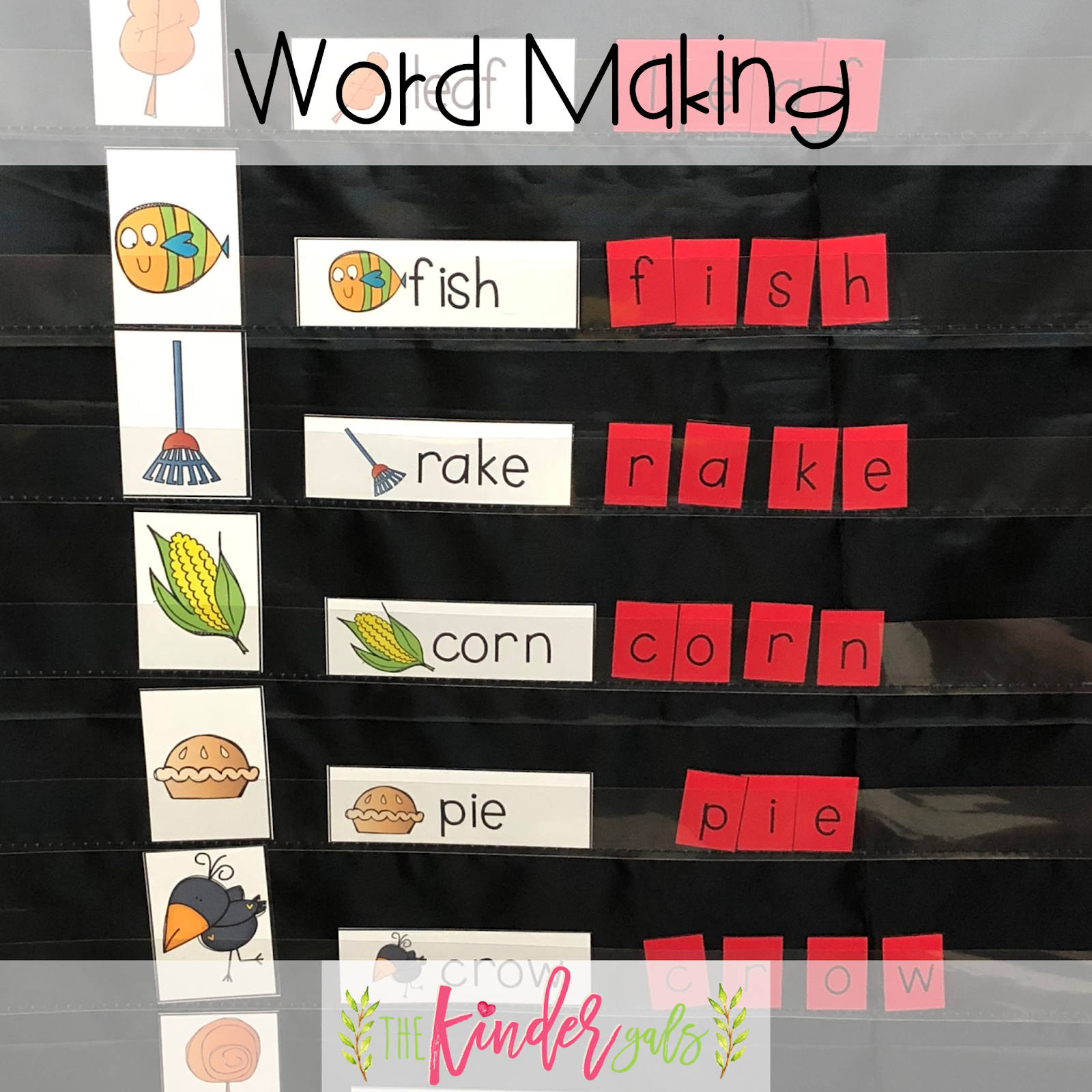 6 Ways to Use the Pocket Chart in the Fall | KinderGals | Bloglovin’