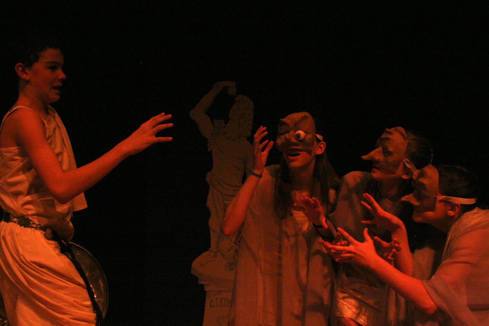 "Circus Olympus" ... Greek Theatre!: Perseus & Medusa Production Photos