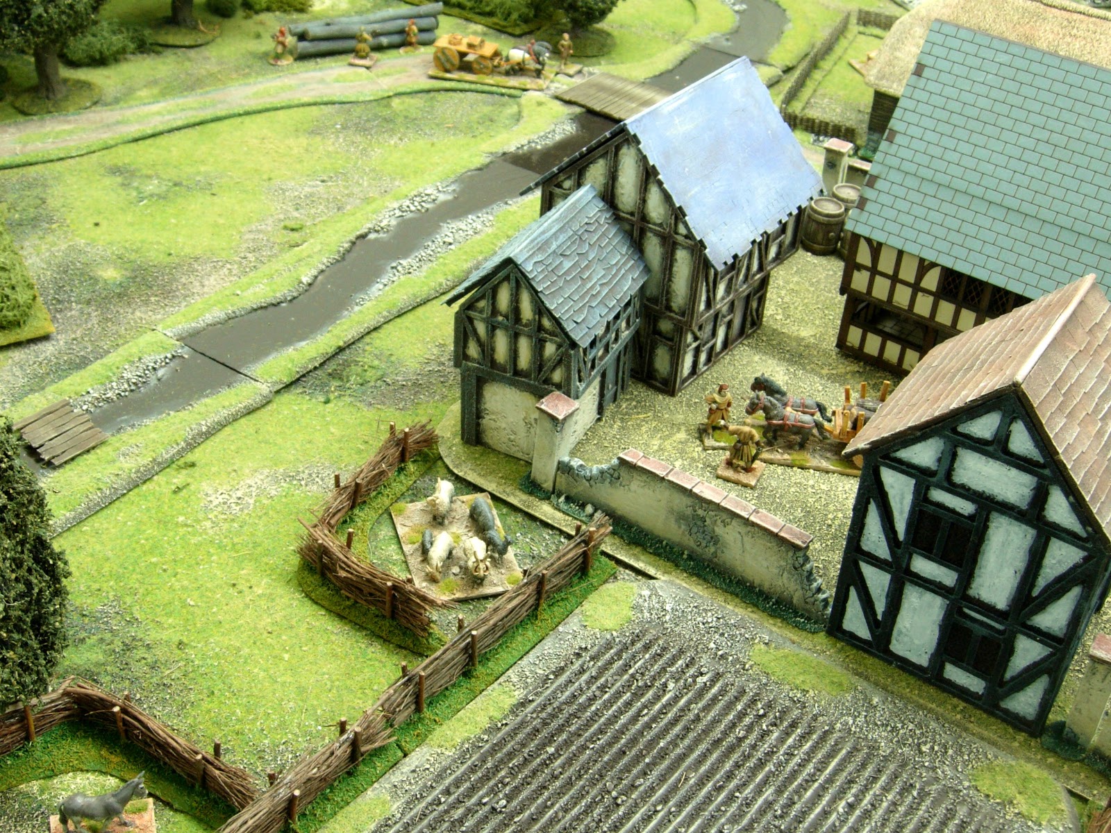 Wargaming with Silver Whistle: Medieval Terrain for War of the Roses game