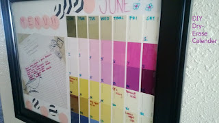 Everything & anything kind of place : DIY Dry Erase Calender