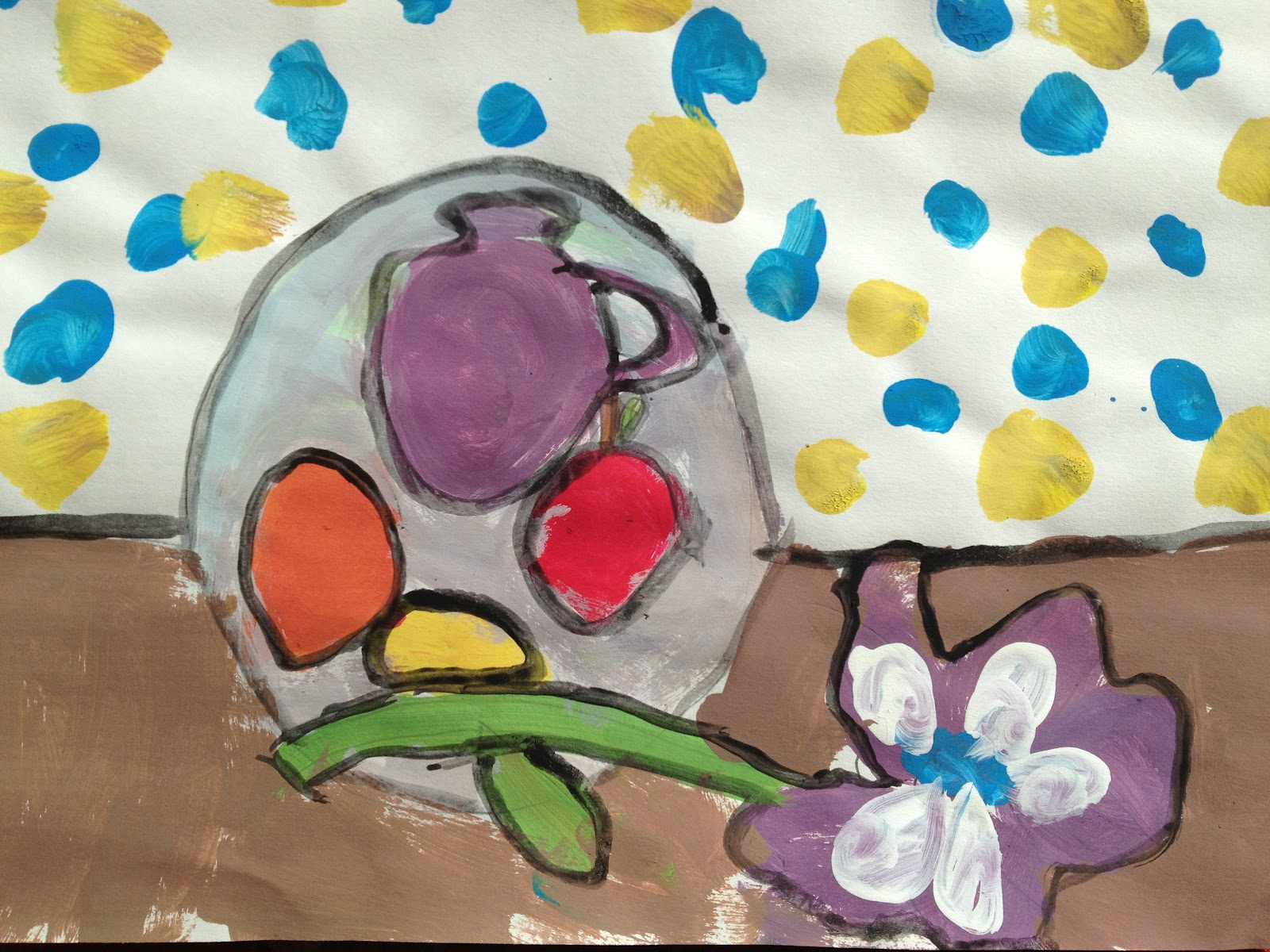 Cezanne-Inspired Still Life - a Step Further! • TeachKidsArt