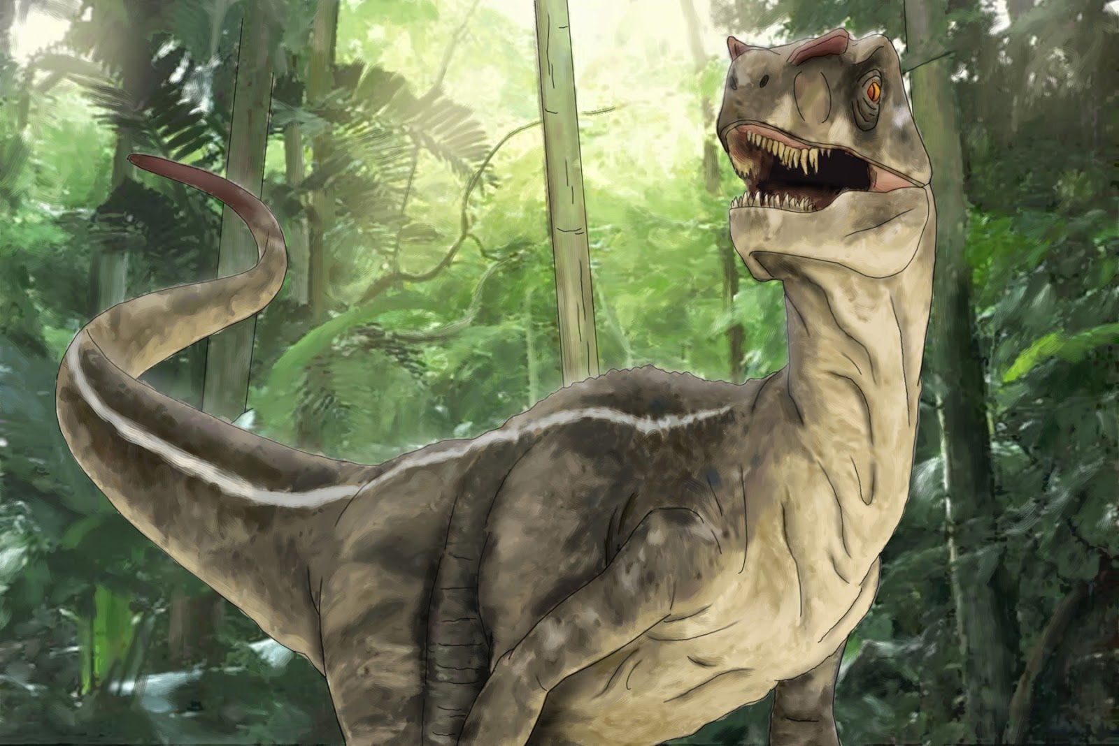 The eye of the dinosaur: Raptor veloz