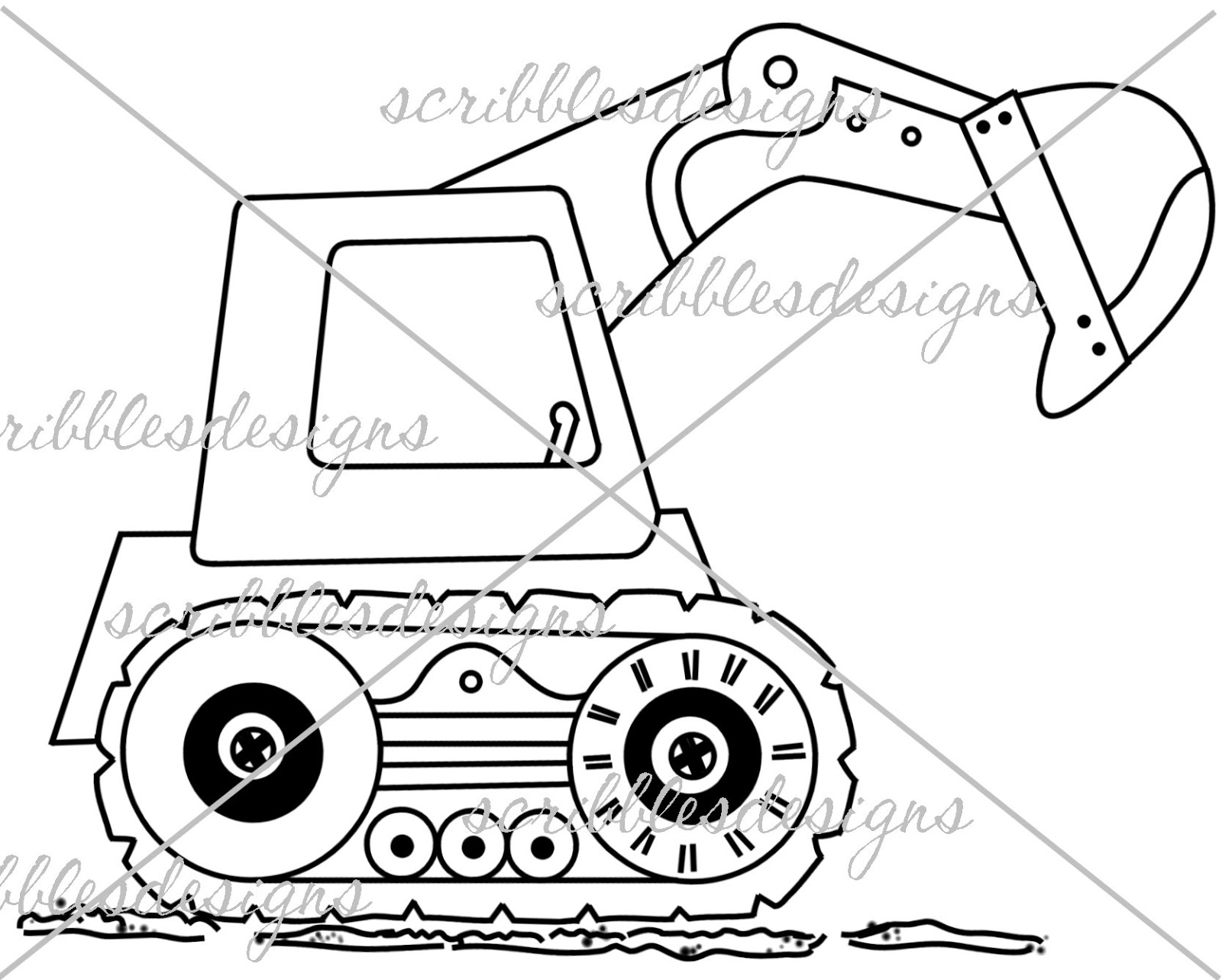 Scribbles Designs: #934 Digger ($3.00)