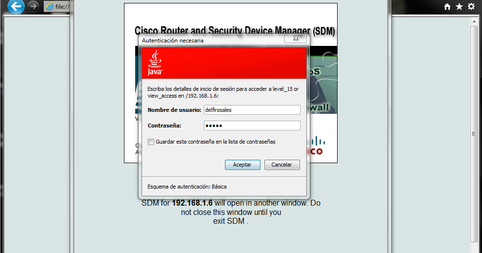 Configurando SDM en un Router Cisco - Seguridad y Redes