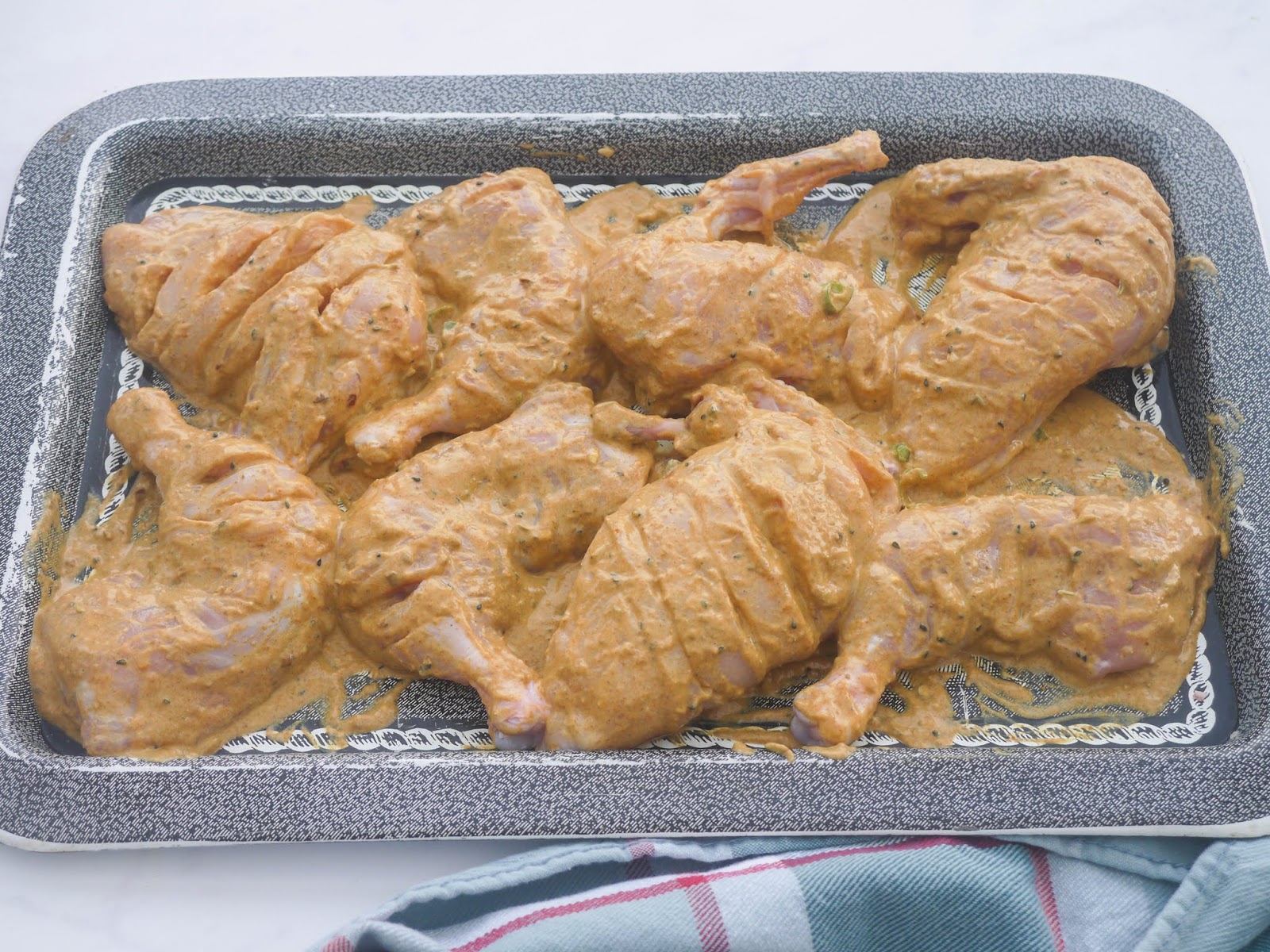 This Muslim Girl Bakes: Achari Roast Chicken.