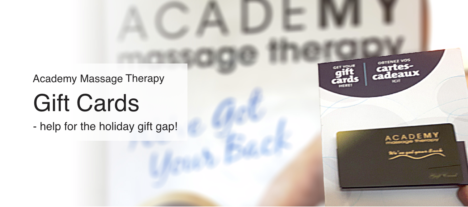 Academy Massage Blog: Academy Massage Therapy gift cards - help for the ...