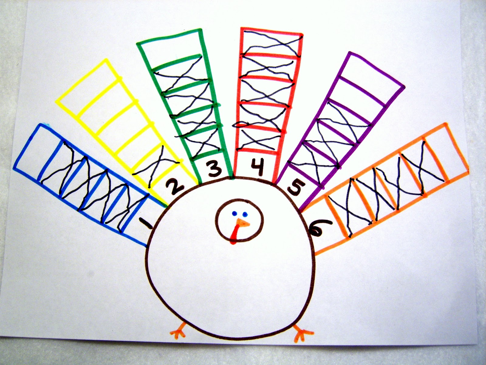 Little Family Fun: Turkey Number Game