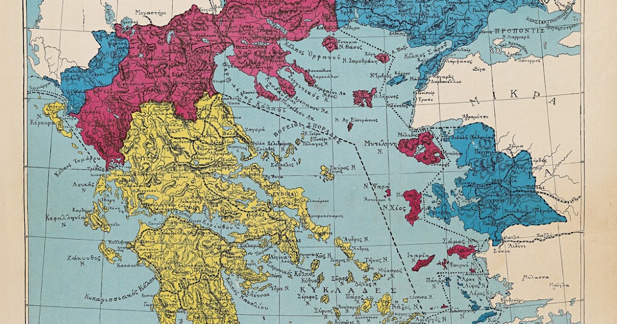 "The New Greater Greece" (1920) - Vivid Maps