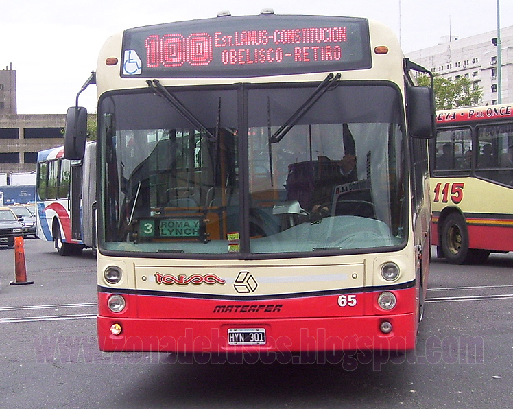 Colectibus - Zona de Buses: LINEA 100