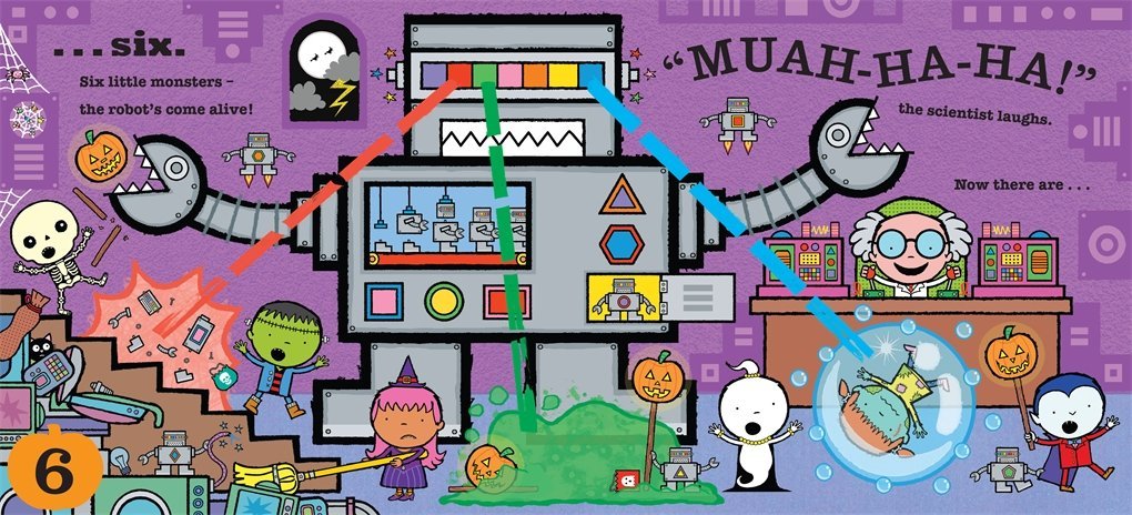 Ten Little Monsters by Mike Brownlow and Simon Rickerty (Orchard Books)