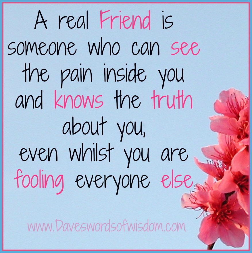 Daveswordsofwisdom.com: A Real Friend