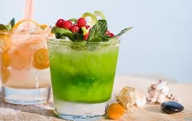 Green-colored Drink For Constipation ~ health food suppliments