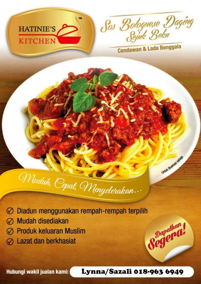 Frozen Food Halal -Klang Port Klang Banting: SOS BOLOGNESE DAGING SEJUK ...