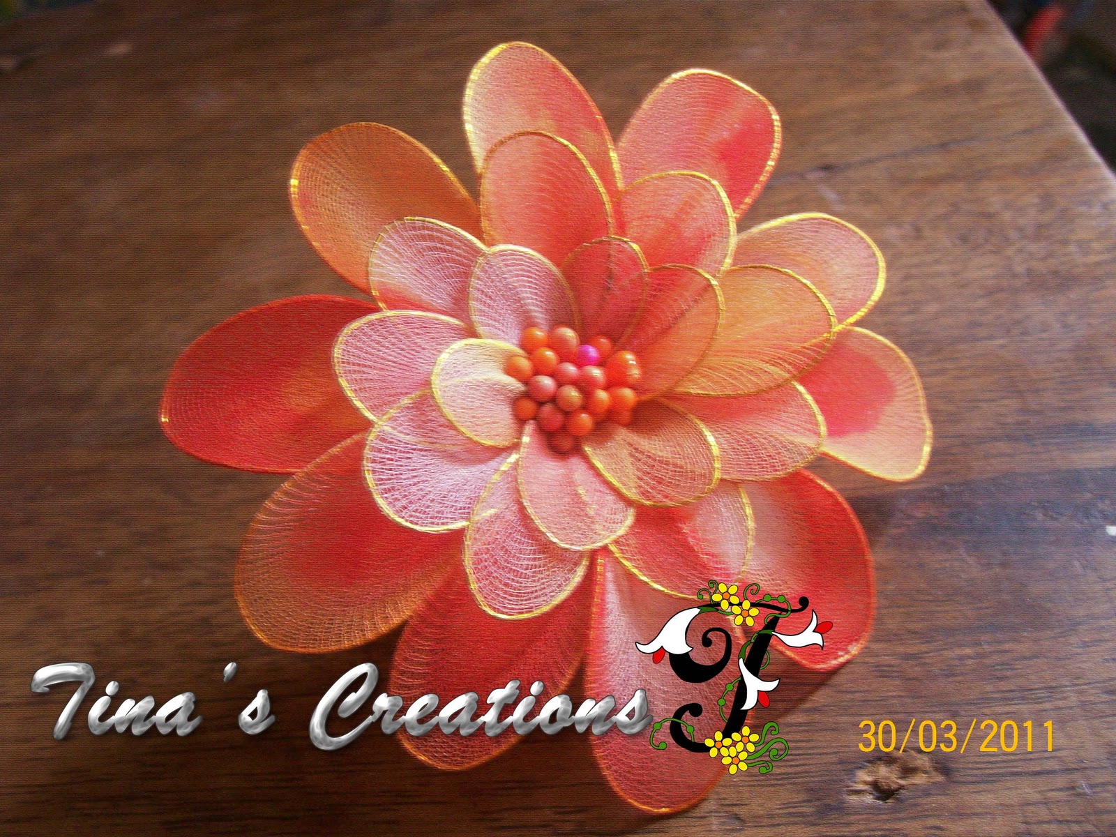 Tinas Creations: Some new stocking flowers