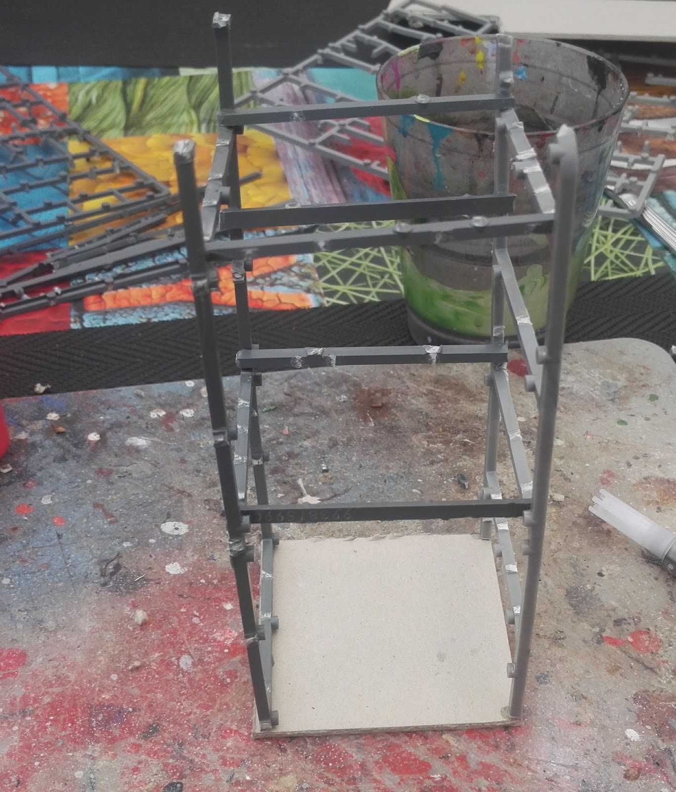 Bloodbeard's Garage: Tutorial: Scrap metal guard tower