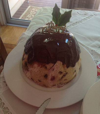 Sia's Cooking Blog: Christmas Pudding Bombe