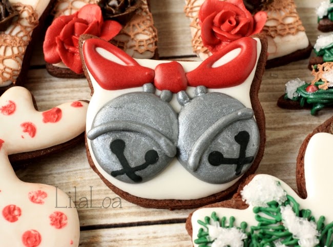 Decorated Silver Bells Cookies