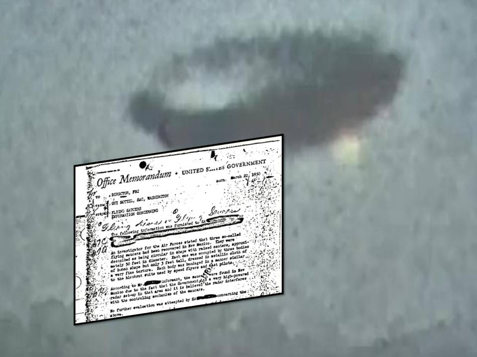The Guy Hottel 'UFO' Memo in FBI Vault