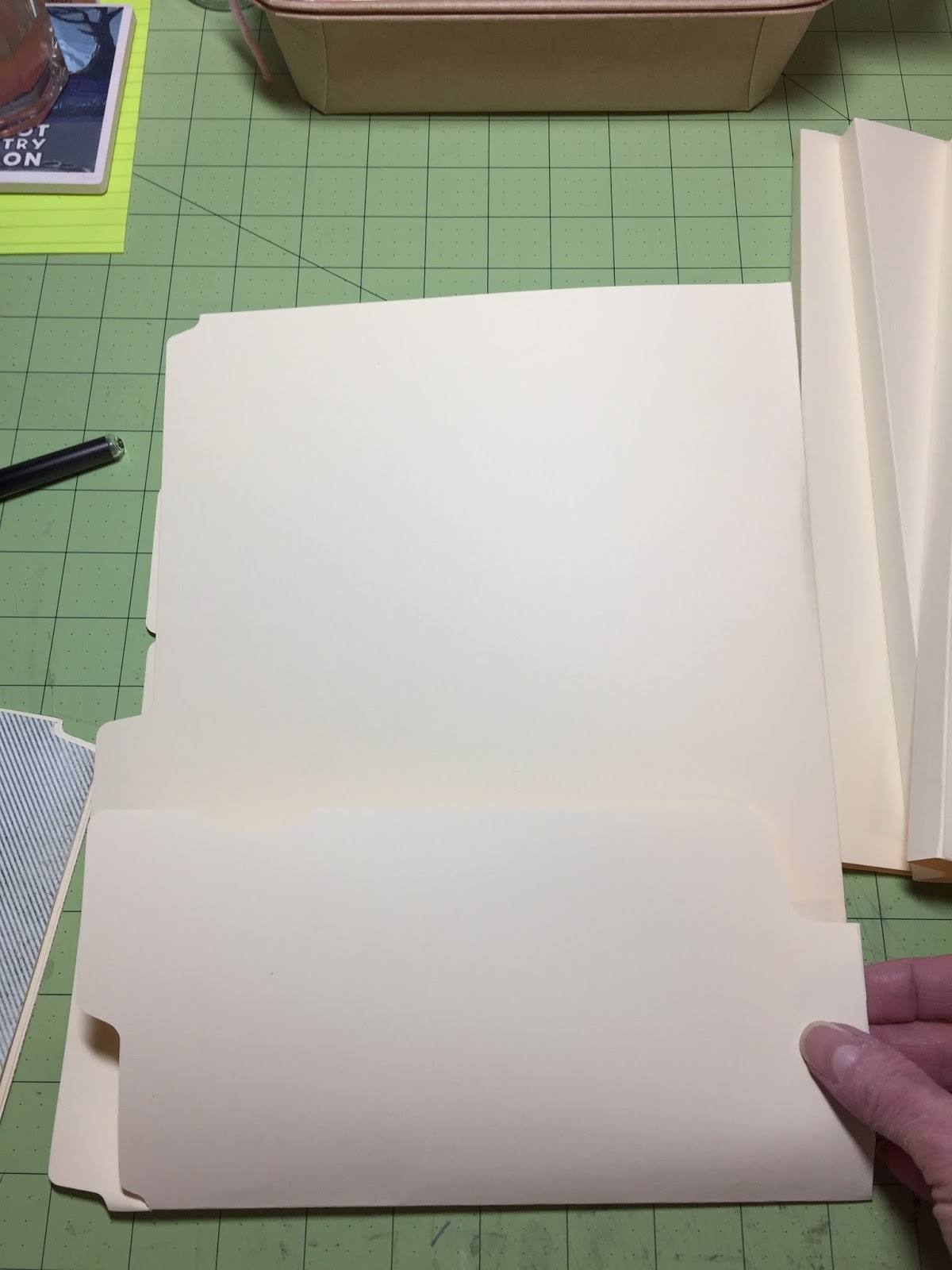 A Creative Operation: "Moments" File Folder Album, Part 1