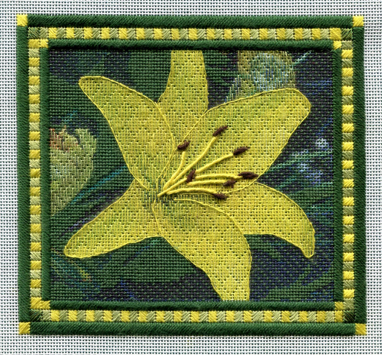 Two-Handed Stitcher: Some Stitched Friday Flowers!