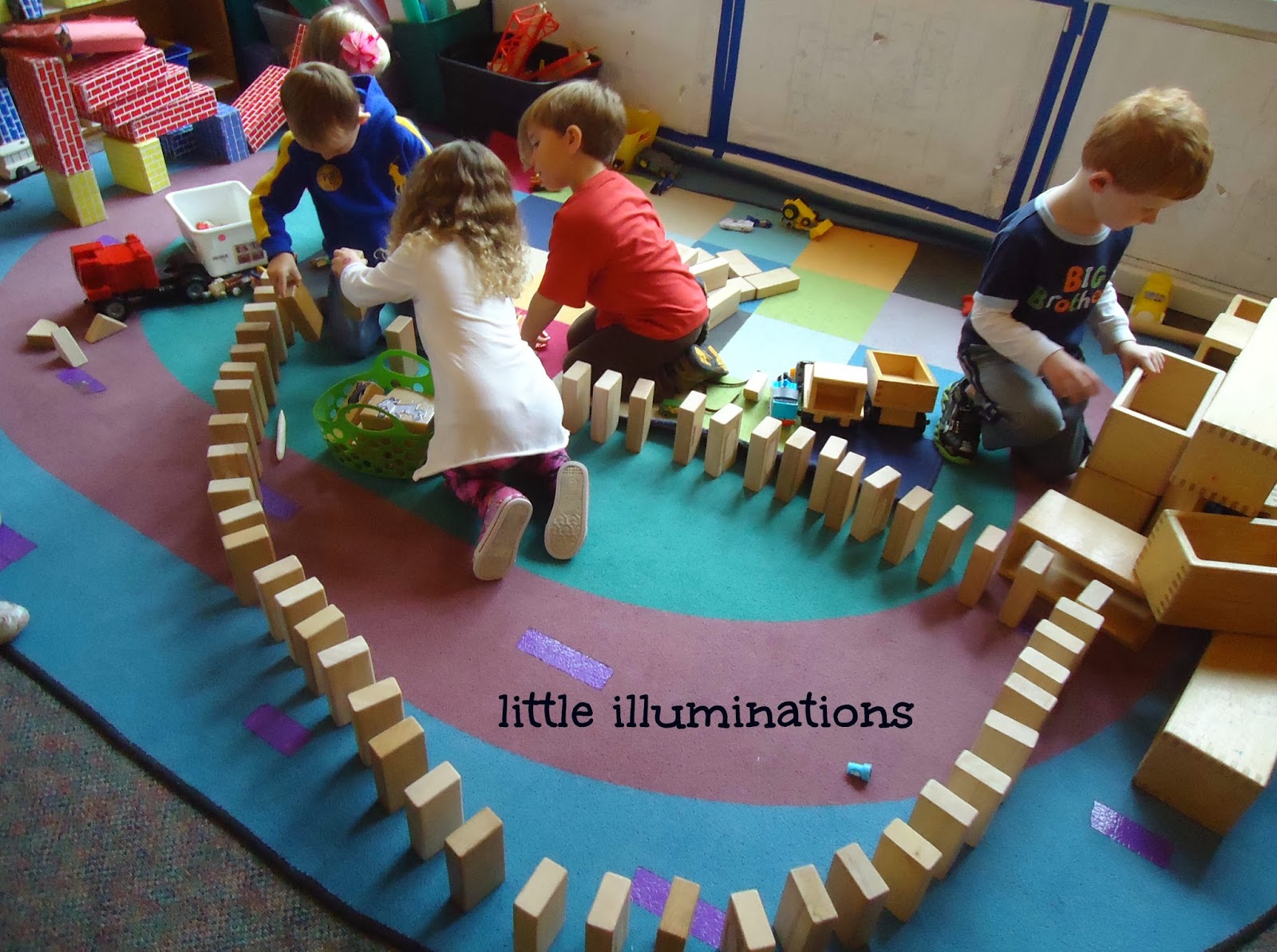 little illuminations: "Just Playing?" : Building A Wall