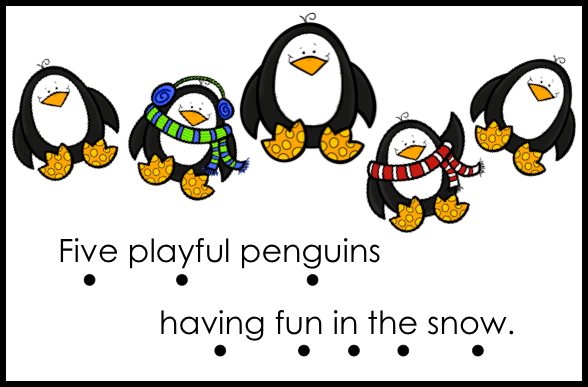 Kearson's Classroom: Five Playful Penguins!