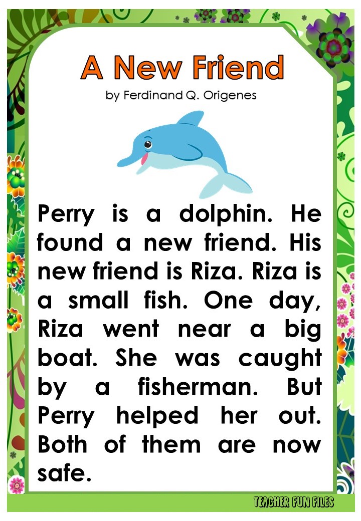 Teacher Fun Files: English Reading Passages about Animals