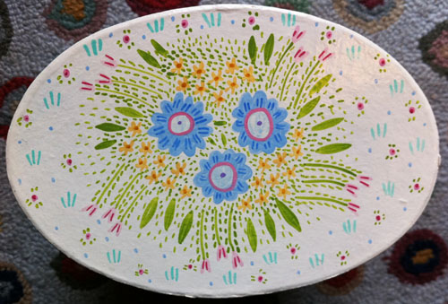 Nantucket Mermaid: More Hand Painted Paper Boxes