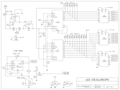 About Electronic: The LED scope schematics