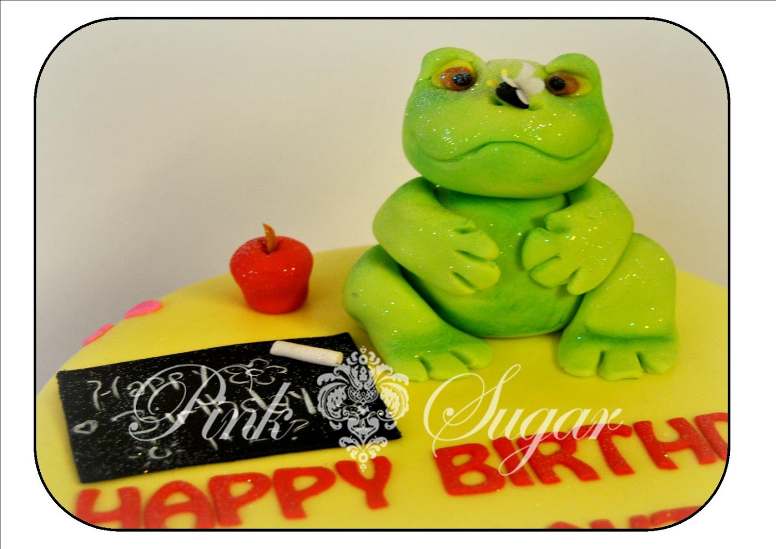 Pink Sugar: Mrs Baxters Birthday Cake...