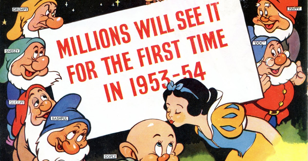 Filmic Light - Snow White Archive: 1954 Kinematograph Weekly Snow White Ad
