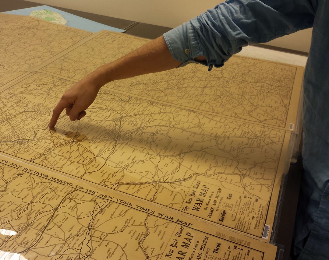GIS Research and Map Collection: Original World War I Maps Available ...