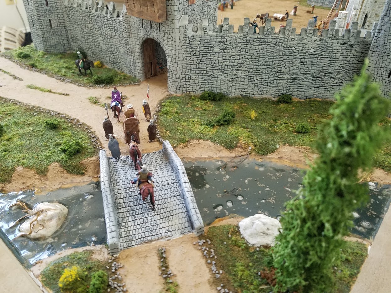 Bunratty Castle inspired medieval diorama