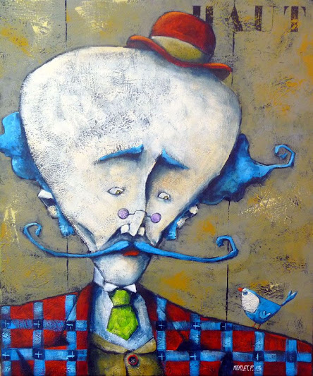 Pinzellades al món: Il·lustracions de Pascal Merlet: tendresa masculina