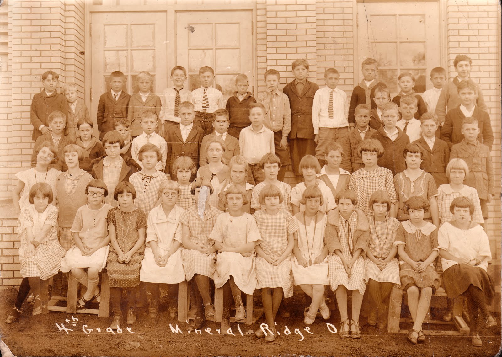 My Ancestors and Me: Fourth Graders, Mineral Ridge School, 1924-25