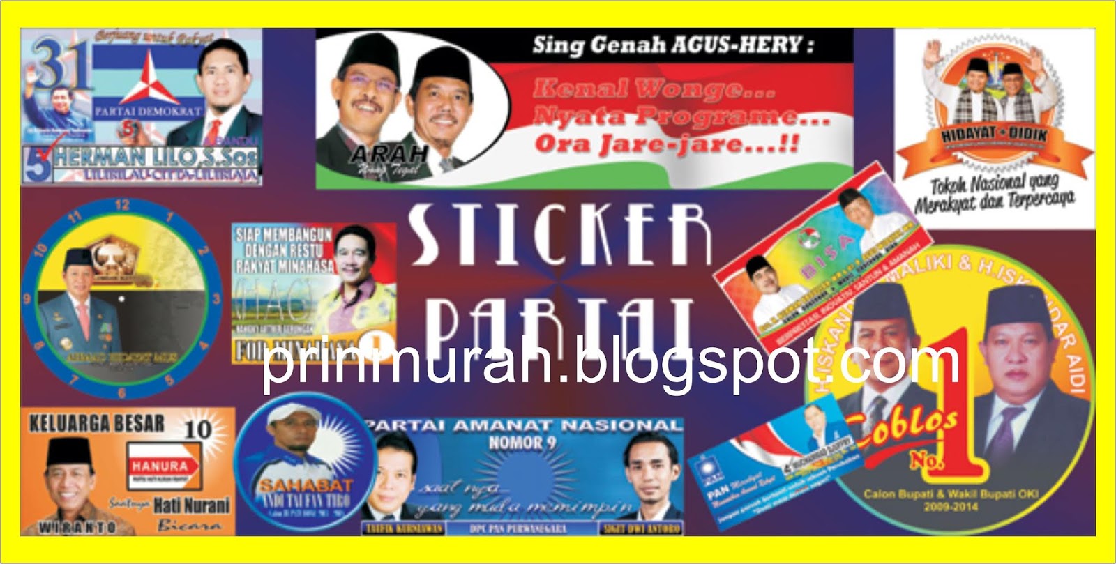 Tempat cetak sticker Pilpres 2019 - cetak stiker partai murah di ...