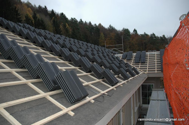 Karolina - unser Schwedenhaus: 14.11.2013 Dachsteine (Betonziegel) sind ...