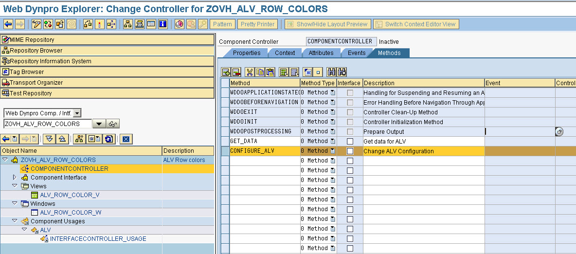 An SAP Consultant: Web Dynpro ABAP - ALV row color