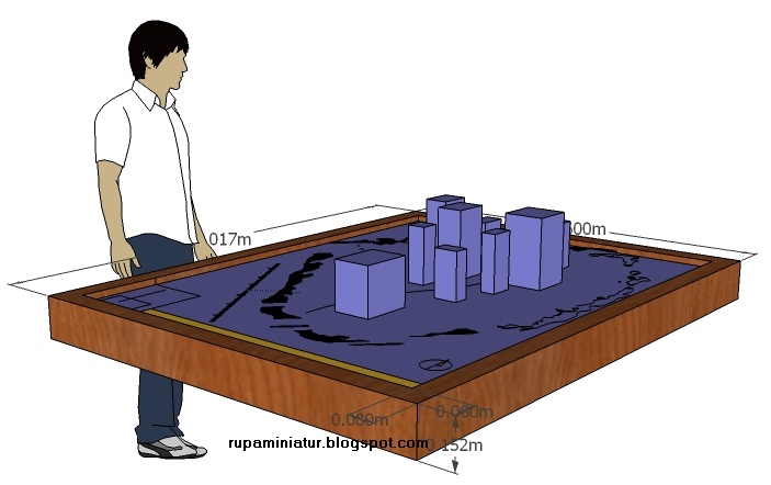 RUPA MINIATUR: BASE / Meja Maket