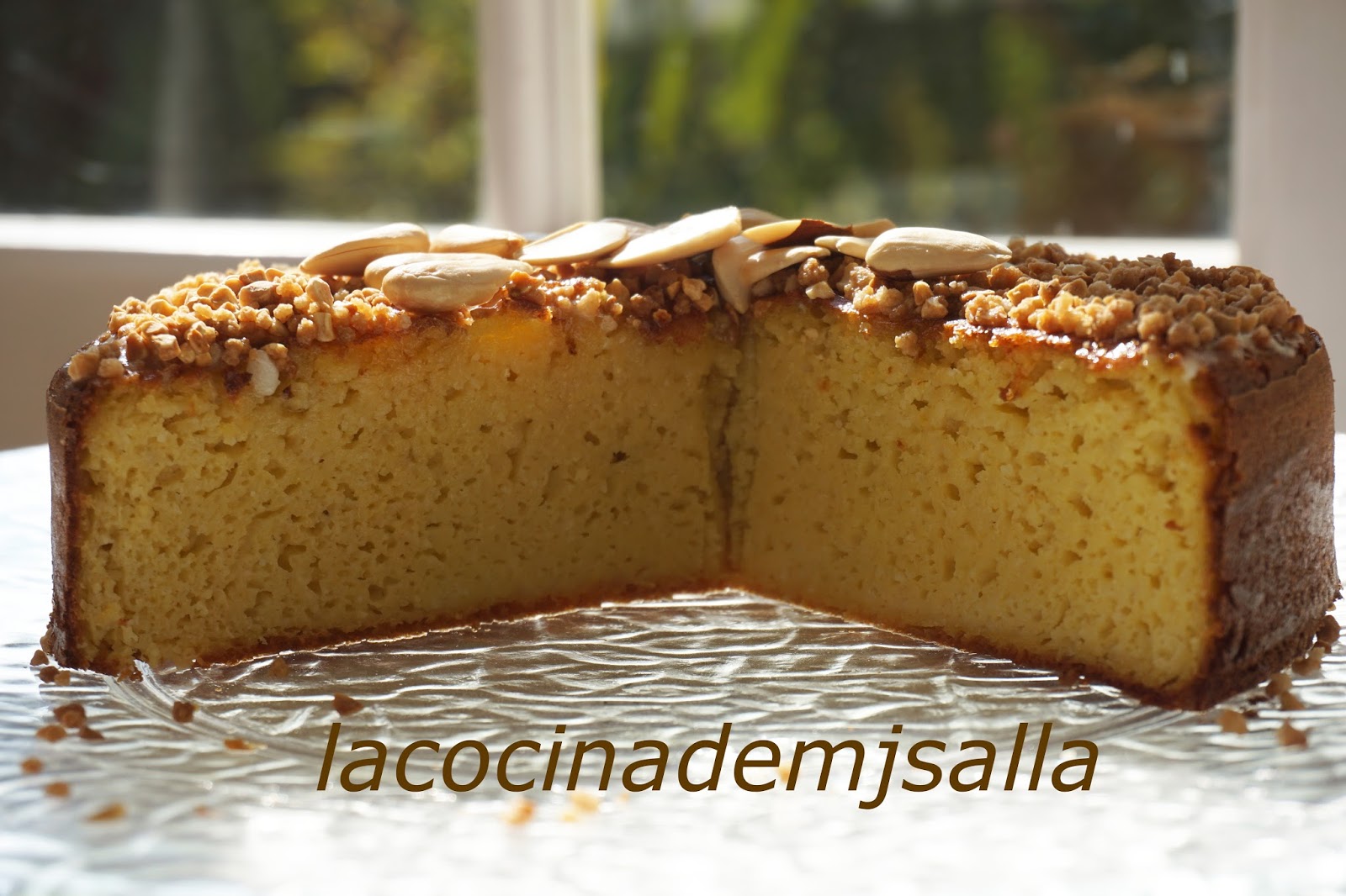 PASTEL DE ALMENDRAS Y NARANJA.