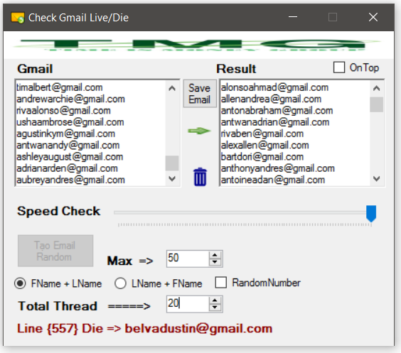 Gmail Live Account Scanner/Checker | NewBie _ BloGGer