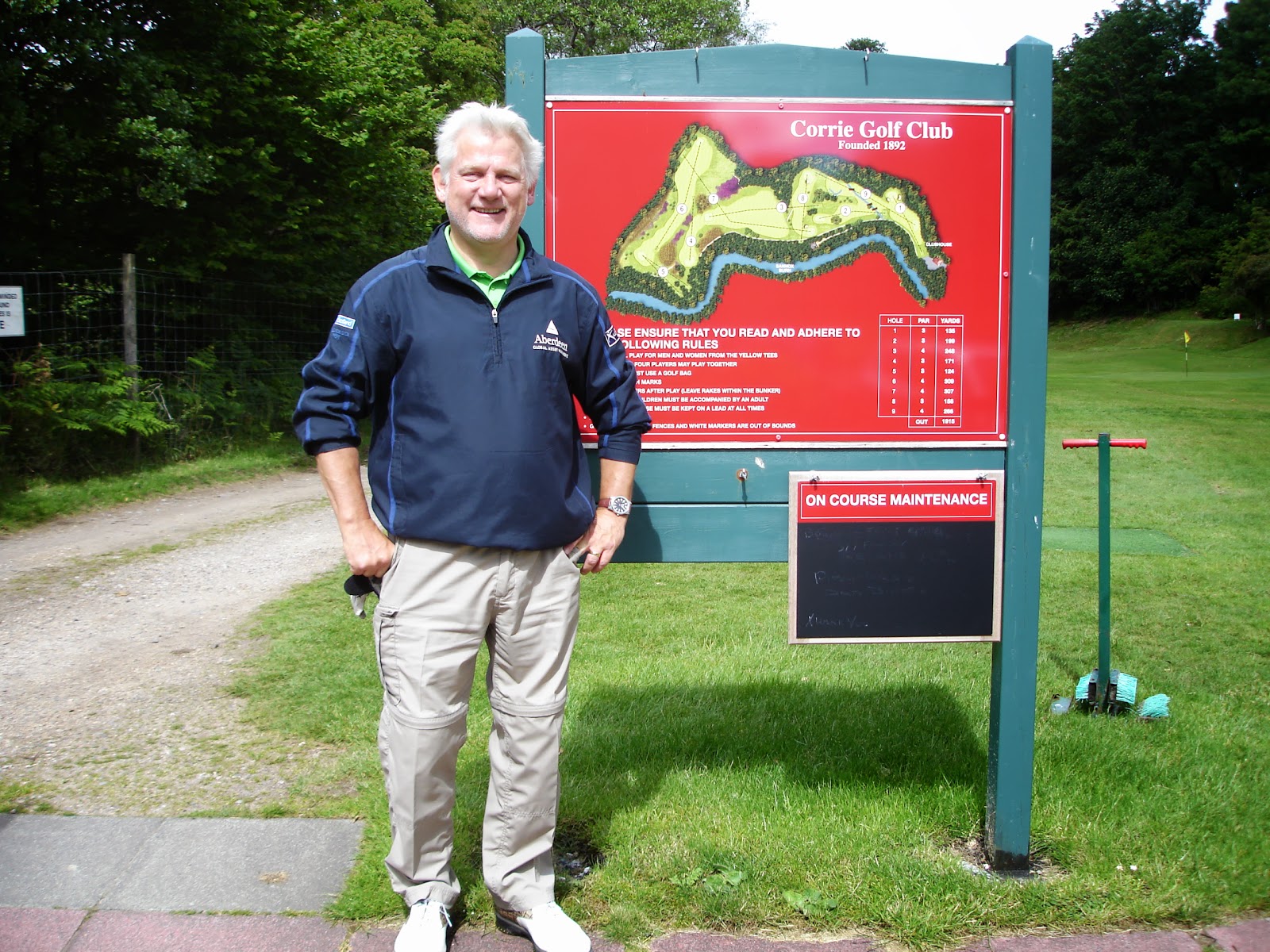 Scottish golf courses - all of them: Corrie GC - Course no 587