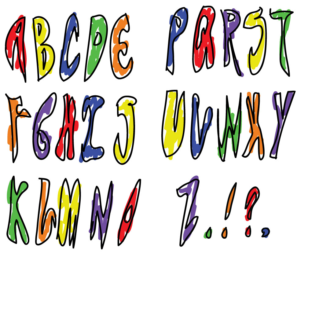 2D design!: Making Fonts