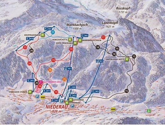 World Ski Resort: Niederau